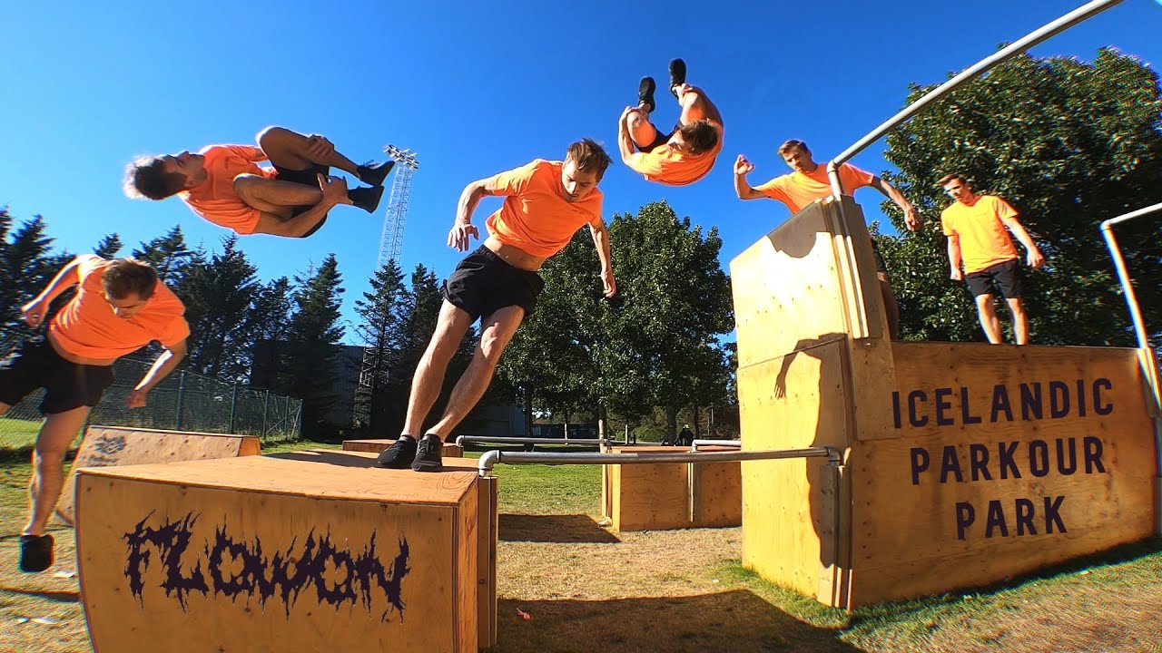 Building Iceland's First Pop-Up Parkour Park - YouTube
