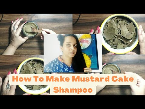How To Make Mustard Cake (sarso ke khal) Shampoo 🌱🌱 - YouTube