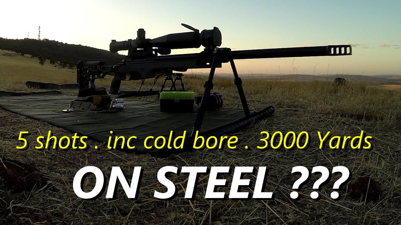 5 shots, cold bore, 3000 yards, Hit? - YouTube