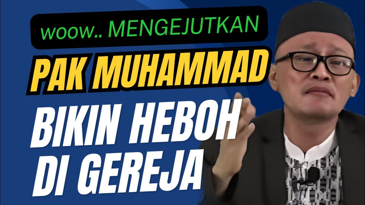 Pak Muhammad keluar dari ISL4M KARENA KRISTUS, walau D1PENJ4RA tapi ...