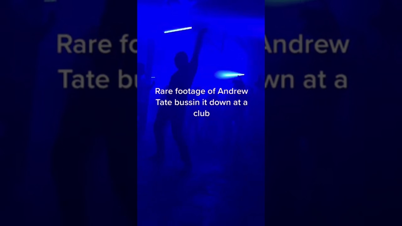 Andrew Tate's rare footage of him dancing in a club - What's his ...