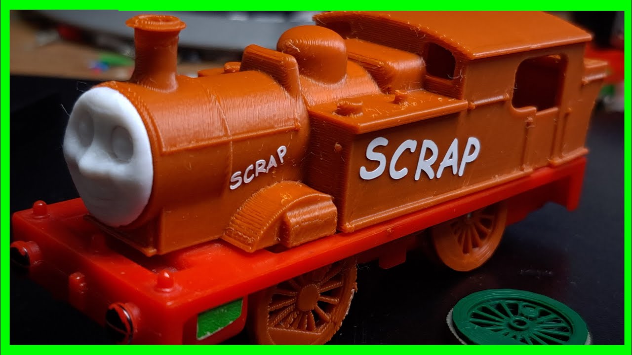 Trackmaster 3D Printed Oliver saved from Scrap custom Thomas train ...