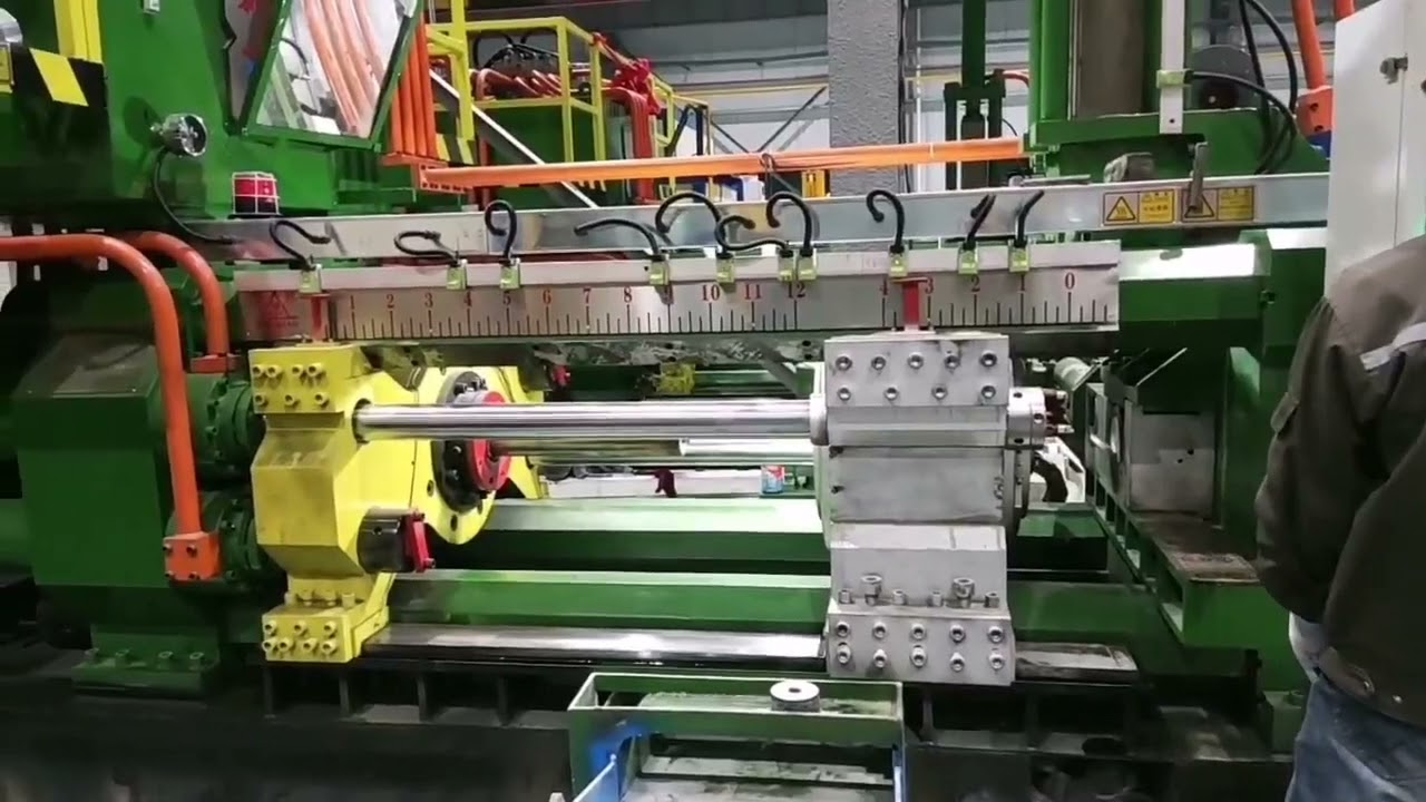 Aluminium extrusion press of 700 T 4 inches billet loose dummy block ...