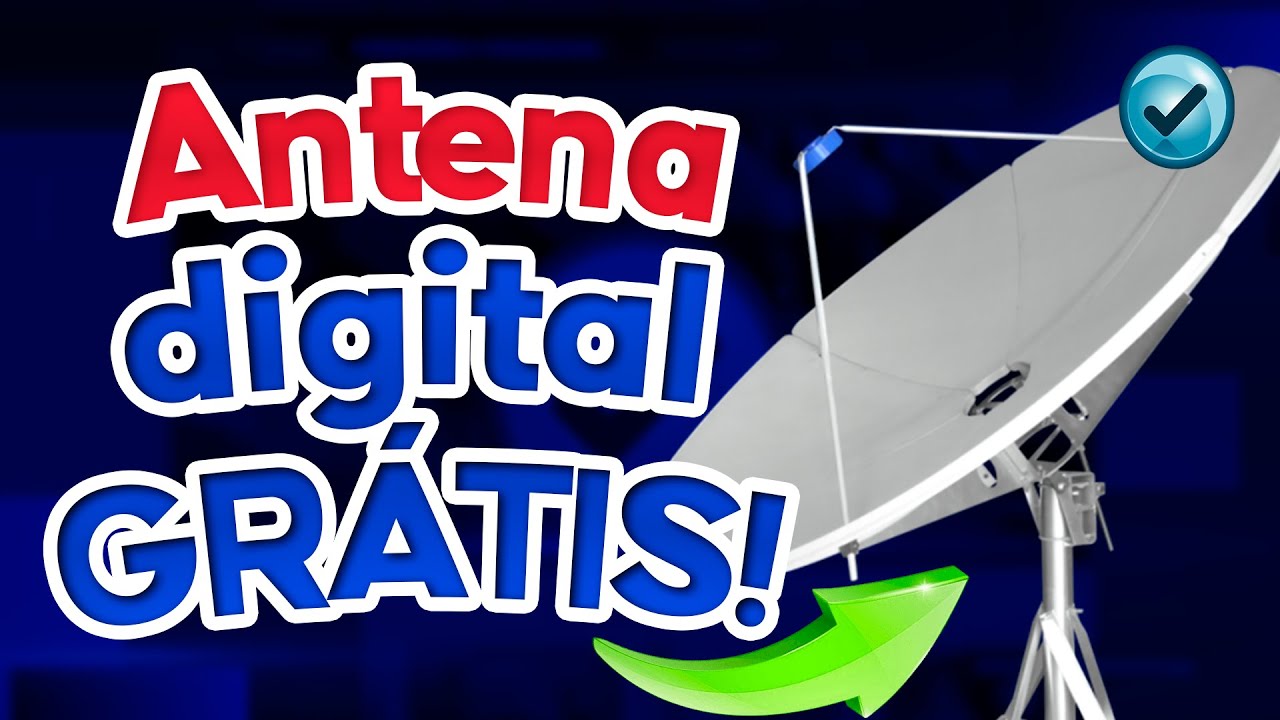 Kit de antena parabólica digital gratuito: Veja como conseguir - YouTube