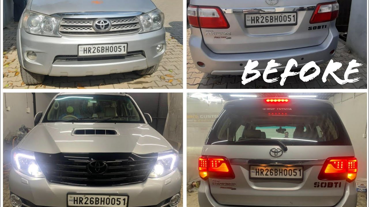 Fortuner Conversion Type 1 to Type 2 Facelifted - YouTube