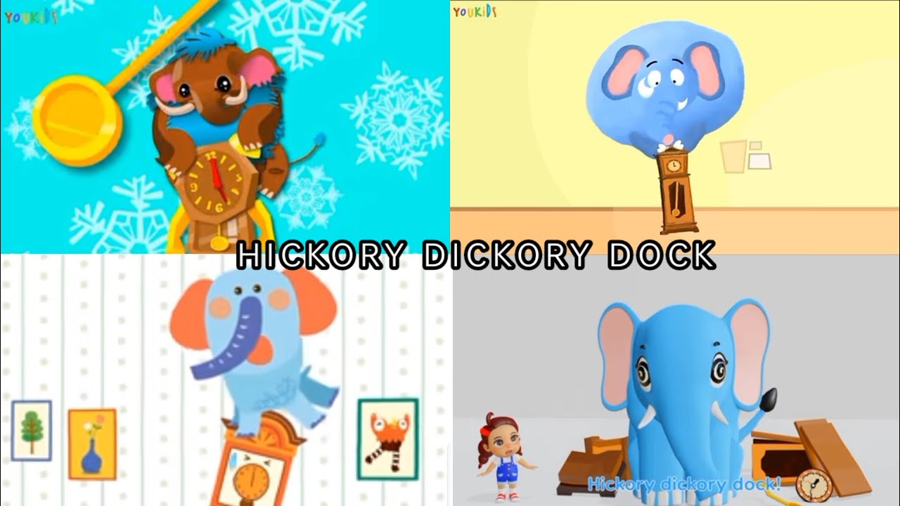 HICKORY DICKORY DOCK || THE ELEPHANT COLLECTION WITH EFFECTS (VIDEO ...
