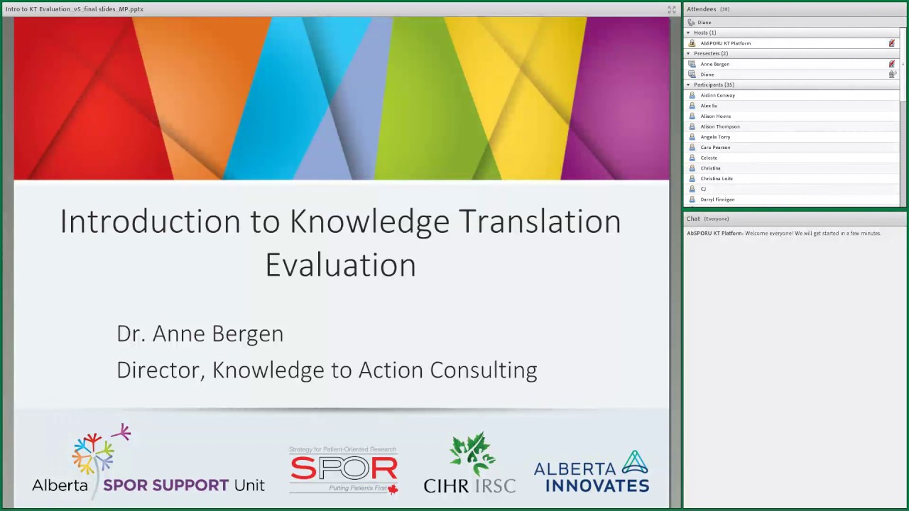 Introduction to Knowledge Translation Evaluation - YouTube