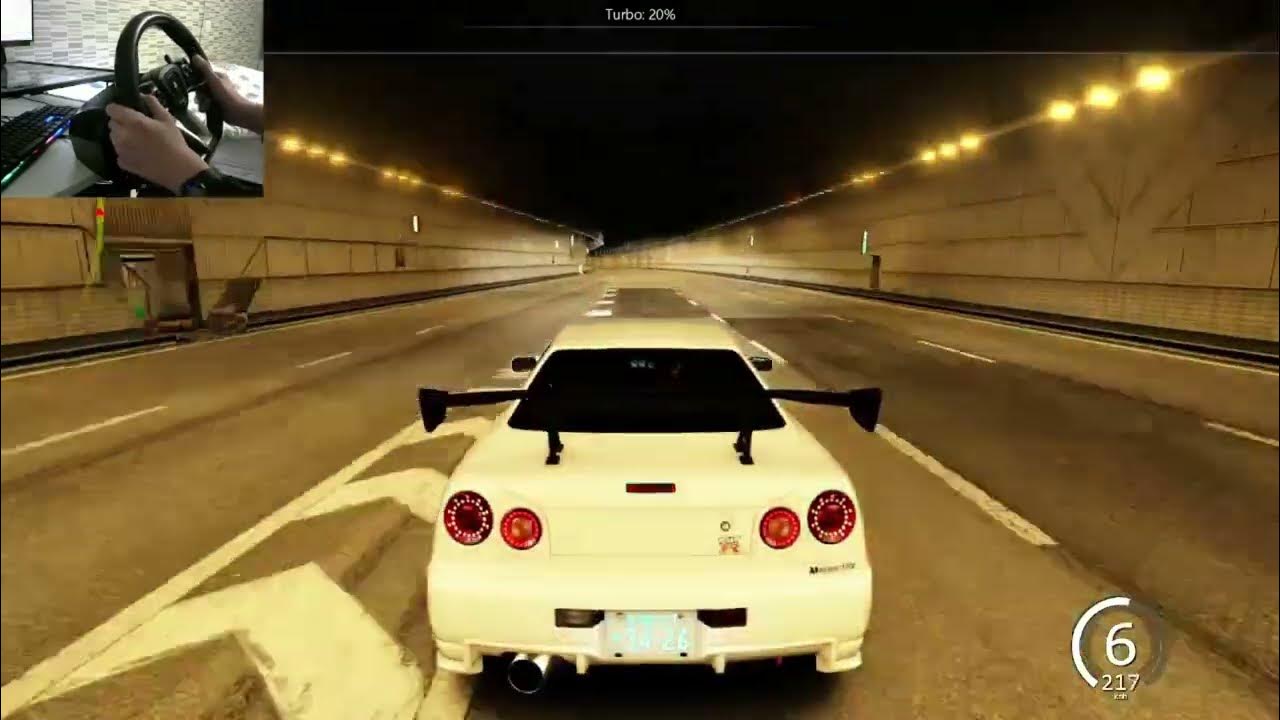 Nissan Skyline GT-R R34 V-SPEC Performance - Assetto Corsa (Sterring Wheel) Gameplay - YouTube