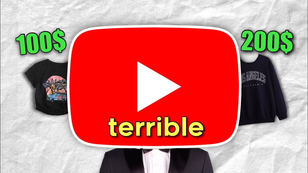 Youtuber Merch is Really Awful - YouTube
