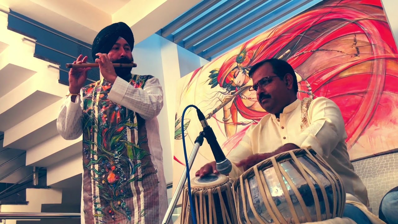 HOLI AAI RE KANHAI RANG BARSE SUNA DE JARA BANSURI BALJINDER SINGH ...