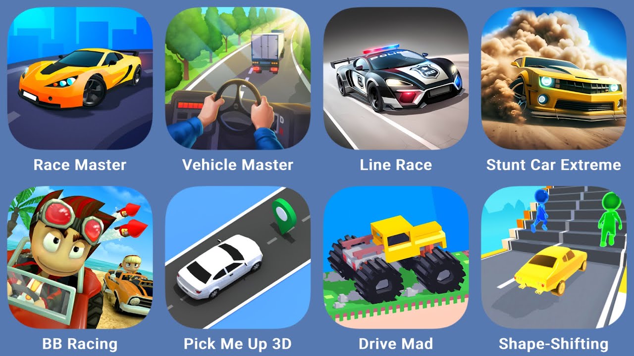 Rcae Master,Vehicle Master,Line Race,Stunt Car Extreme,BB Racing,Pick ...