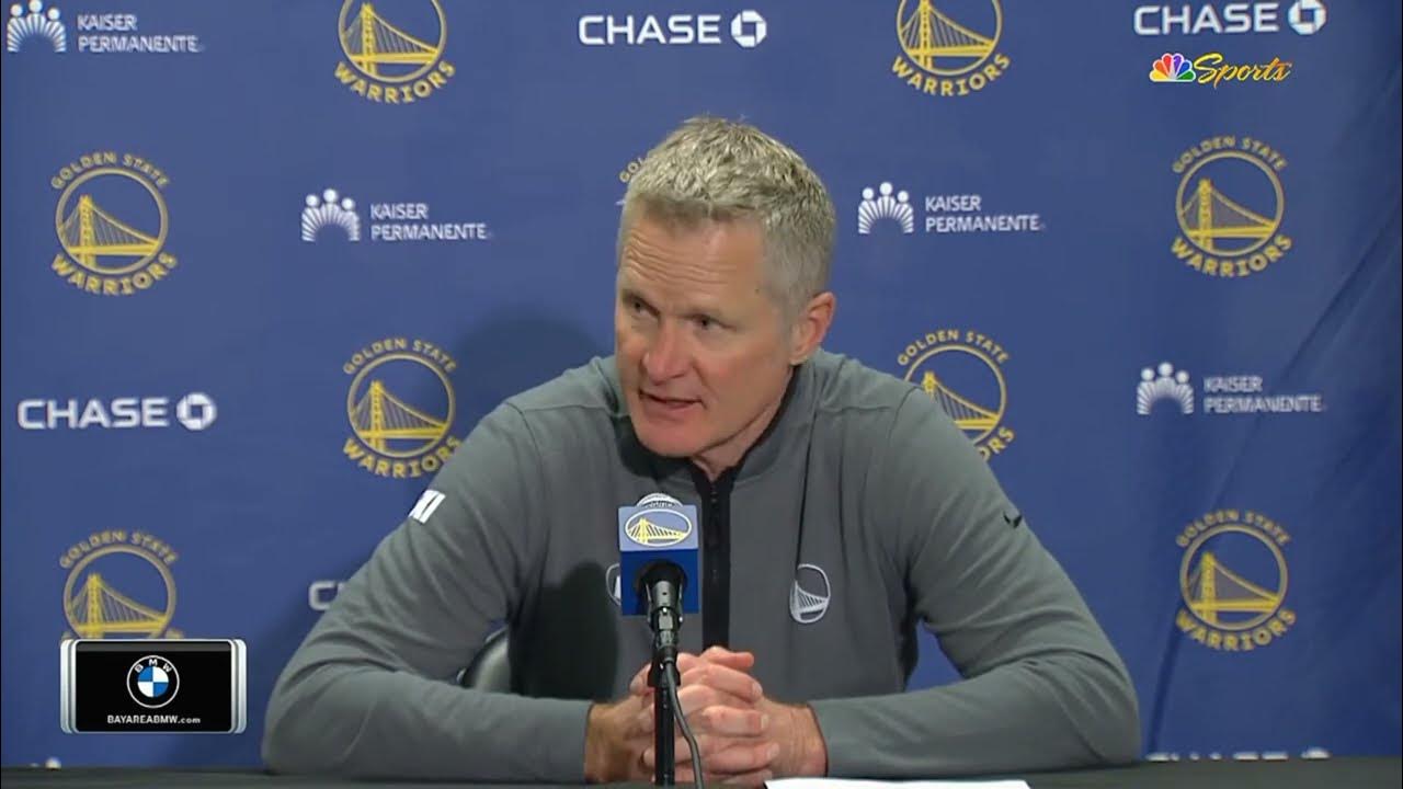 Steve Kerr PostGame Interview | Golden State Warriors vs Brooklyn Nets - YouTube