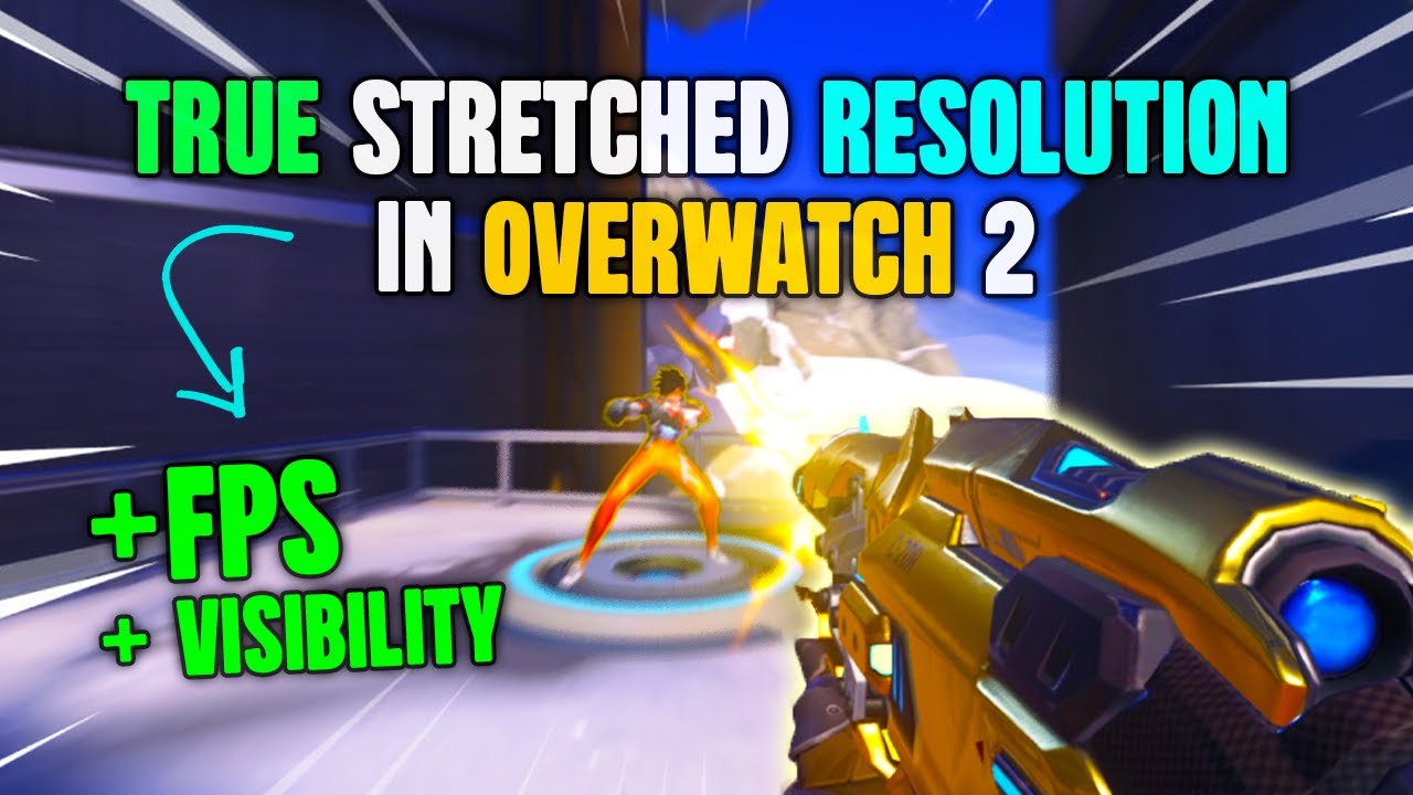 *NO BLACK BARS * HOW TO OVERWATCH 2 IN STRETCHED ! - YouTube