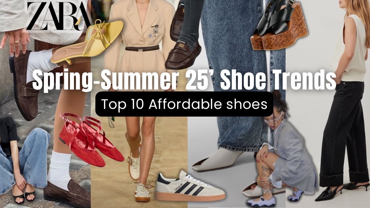 10 *AFFORDABLE* SPRING/SUMMER SHOE TRENDS| ZARA, ASOS, H&M& more! 2025 ...