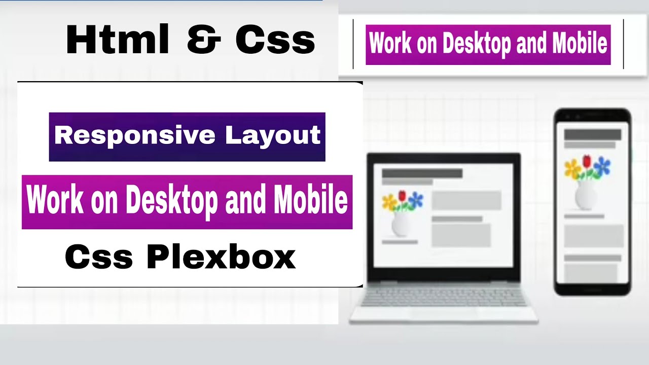 Responsive flexbox layout css3 bangla tutorials - YouTube