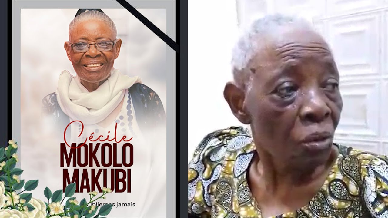 COMMUNIQUE NECROLOGIE DE MAMAN CECILE MOKOLO - YouTube