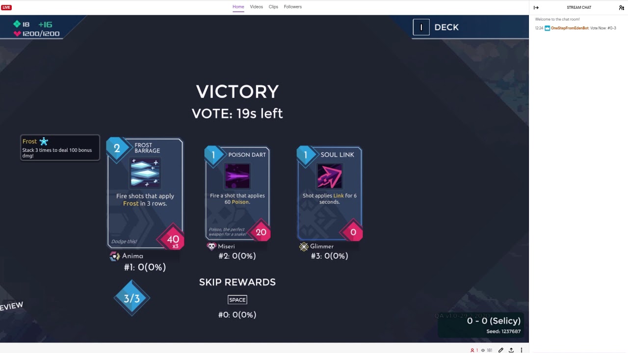 OSFE - Twitch Voting Integration example - YouTube
