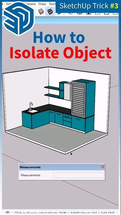 🔷 SketchUp Trick - 3, isolate object Trick - YouTube