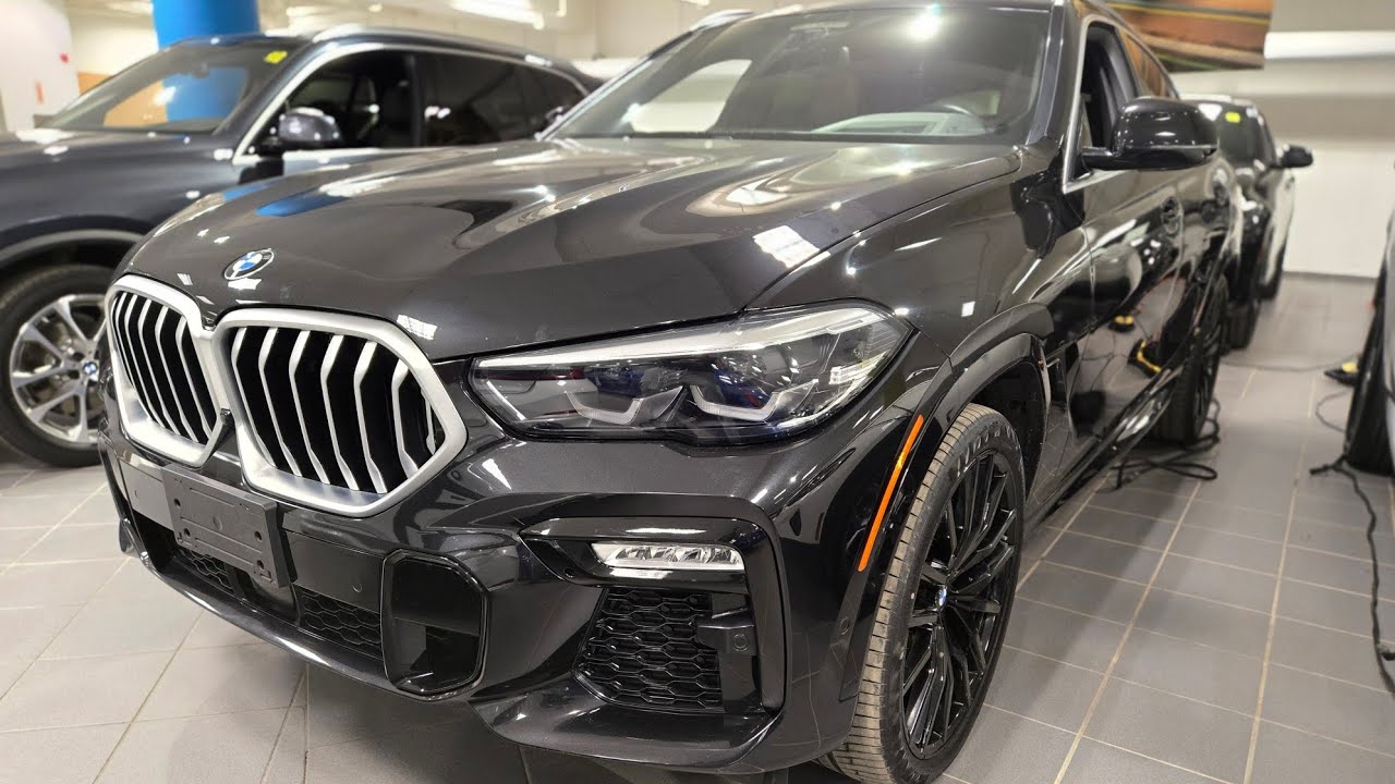 2021 BMW X6 in Black Sapphire Metallic with Bowers and Wilkins sound ...