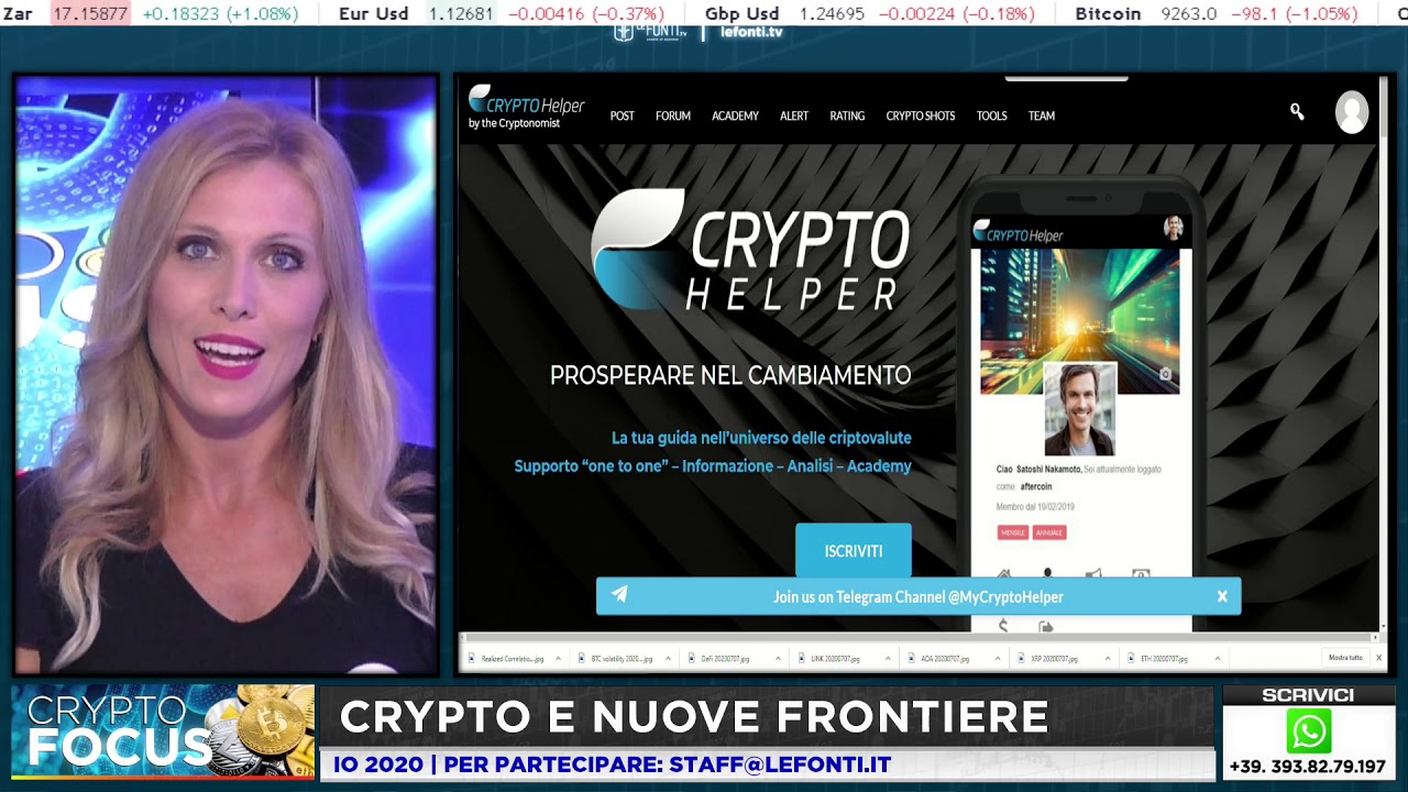 Crypto Focus: Federico Izzi e Gianni Morselli presentano Cryptohelper - YouTube
