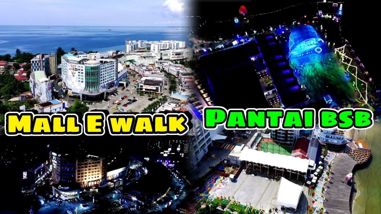 Pantai dan Mall Balikpapan Super Block (BSB) - drone fimi x8 mini - YouTube