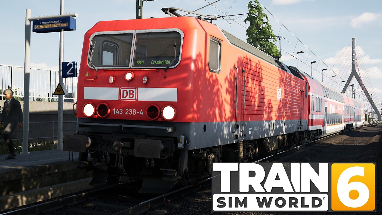 Train Sim Wordl 6 NEUE STRECKE nach DRESDEN mit ANSAGEN TSW 6 Leipzig ...