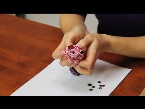 How to Glue Rhinestones on Flowers : Fun & Simple Crafts - YouTube