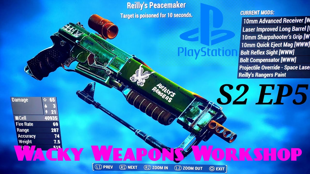 Fallout 4 - Wacky Weapons Workshop - S2 EP5 - YouTube