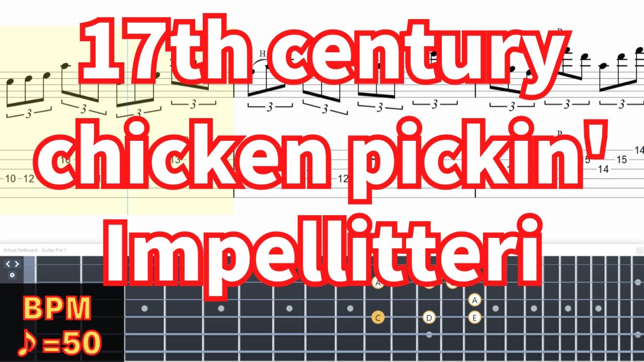 A Must-See for Beginners! '17th Century Chicken Pickin' Guitar Picking ...