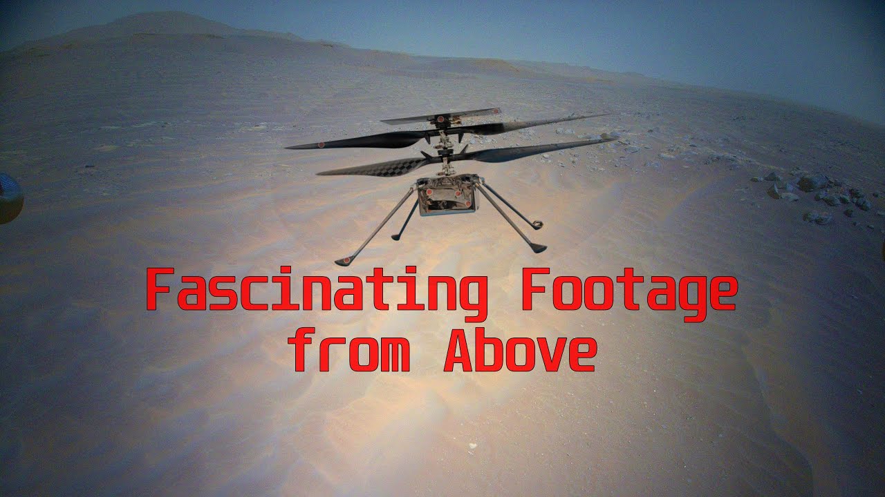 Mars Ingenuity: Spectacular Footage from the Air I 4K - YouTube