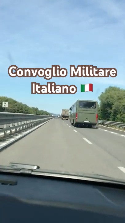🇮🇹 Italian Military Convoy | Convoglio Militare Italiano in Sardegna ...