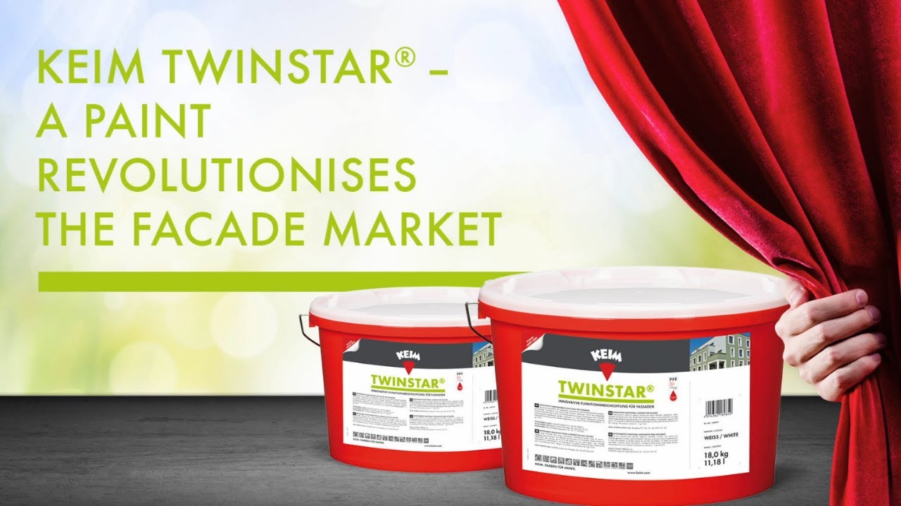 KEIM Twinstar® - first 2in1 coating for facades - YouTube