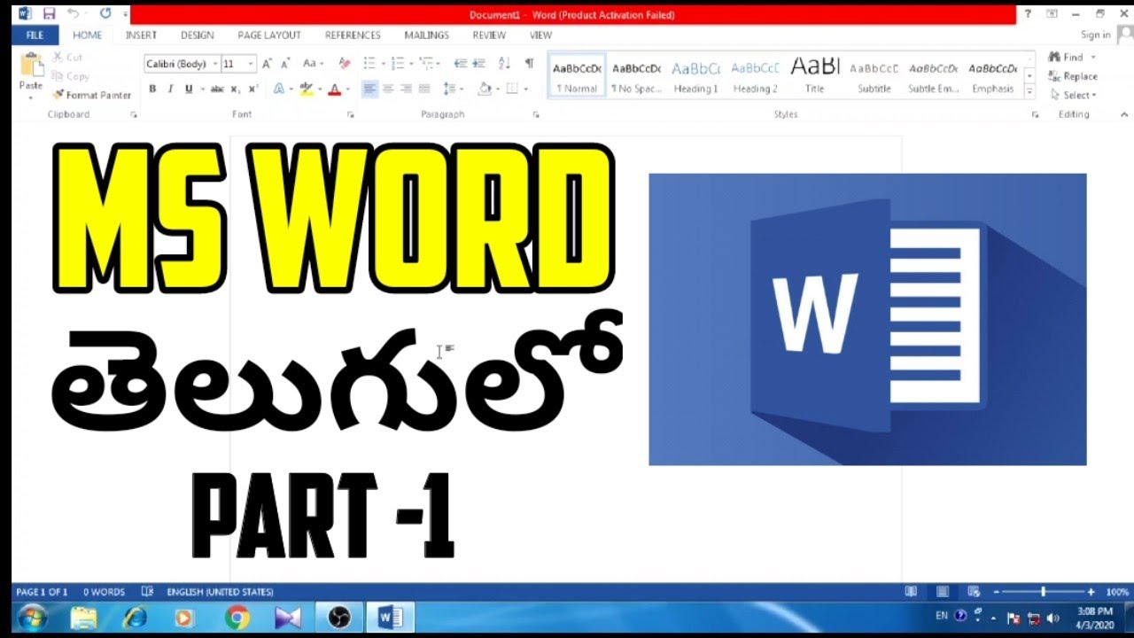 Ms Word Tutorial In Telugu Part 1 2020 Sai Creations YouTube ms-word-tutorial-in-telugu-part-1-2020-sai-creations-youtube