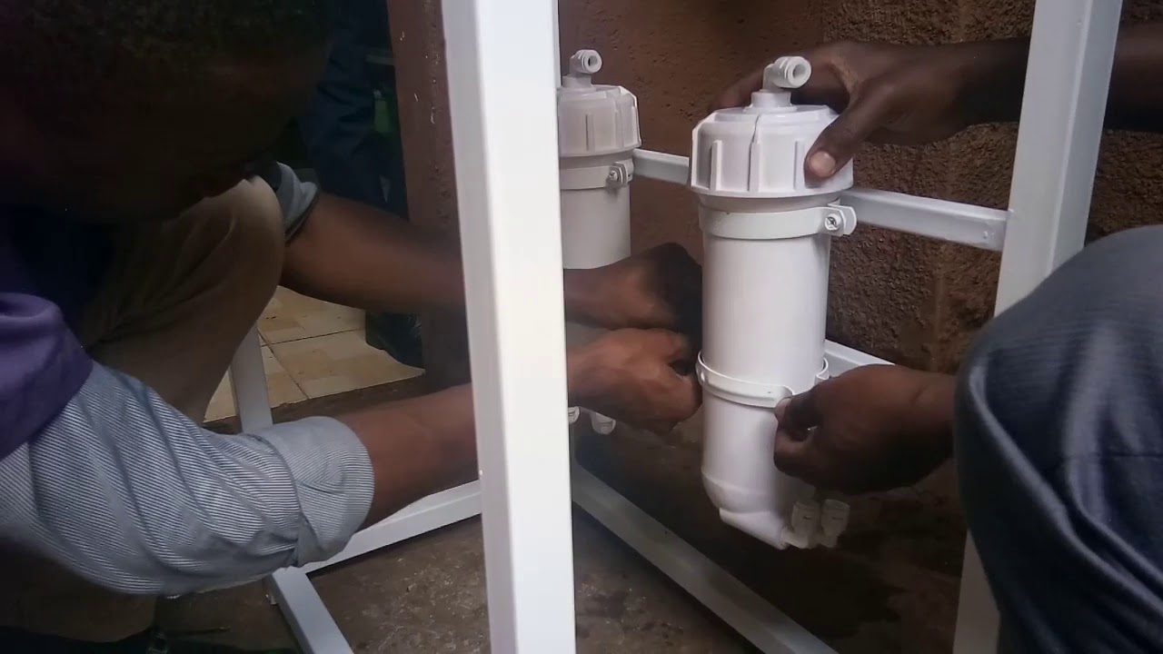 How to Assemble RO Plant 200 LPH - YouTube
