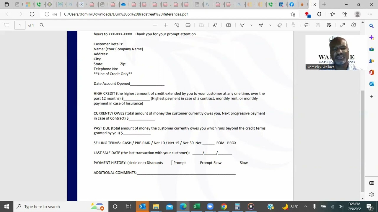 How to list your Vendor References with Dun & Bradstreet (D&B) - YouTube