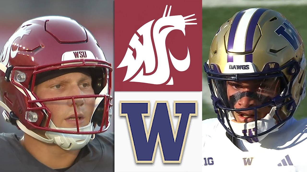 Washington vs Washington State College Football Highlights Full Game ...