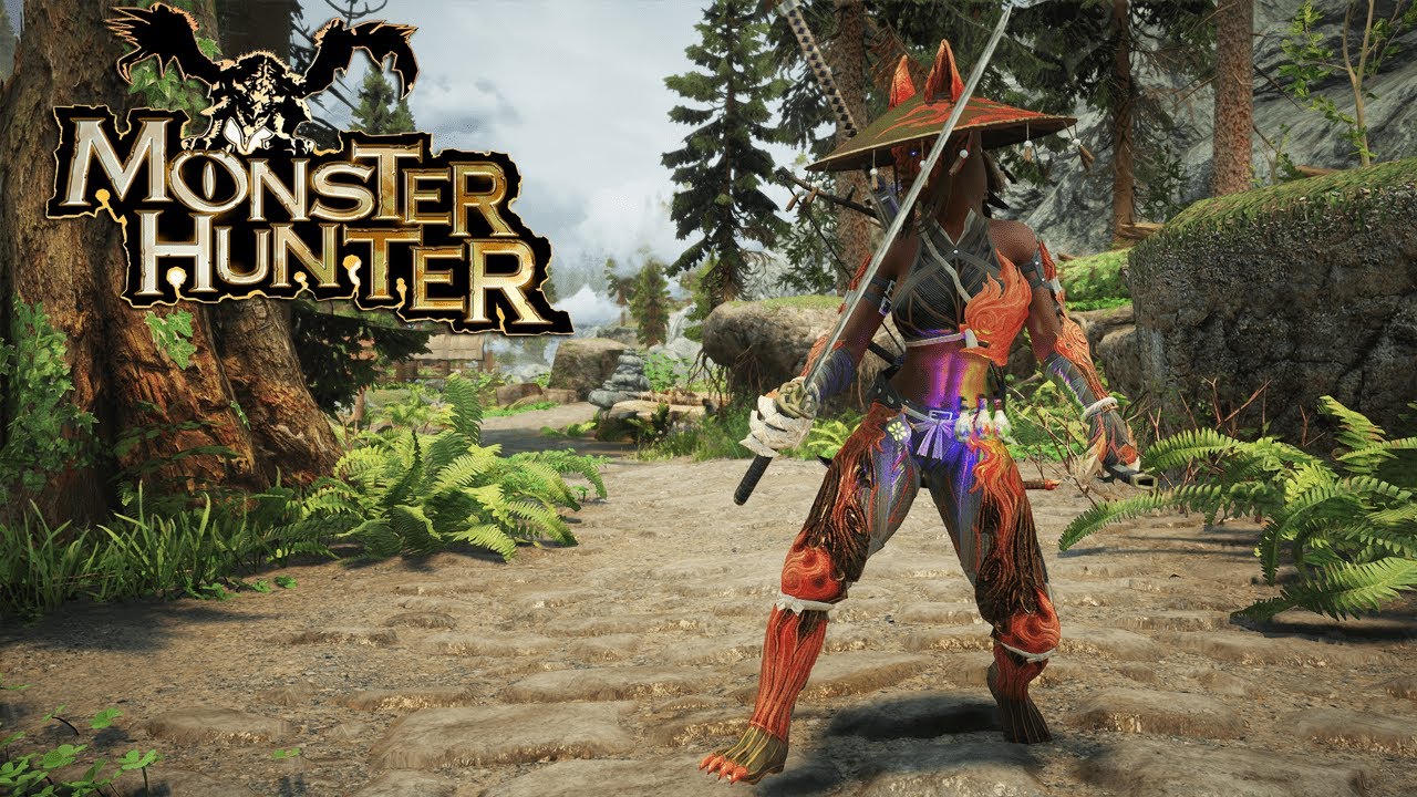 SKYRIM SE, MONSTER HUNTER DEADLY KATANA V2 MCO MOVESET! - YouTube