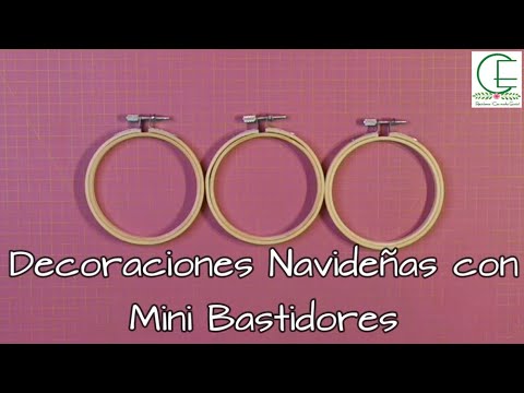#decoraciónnavidad con mini #bastidores - YouTube