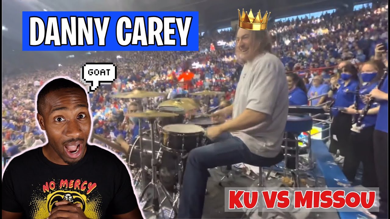 Danny Carey of TOOL takes a DRUM SOLO with Kansas Pep Band (2021) - YouTube