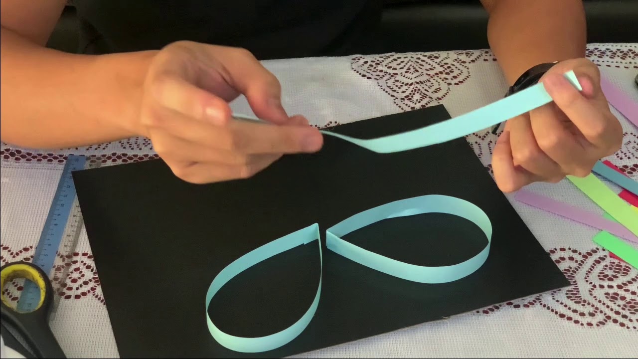 Cara membuat kertas gulungan rama-rama || How to make beautifull ...