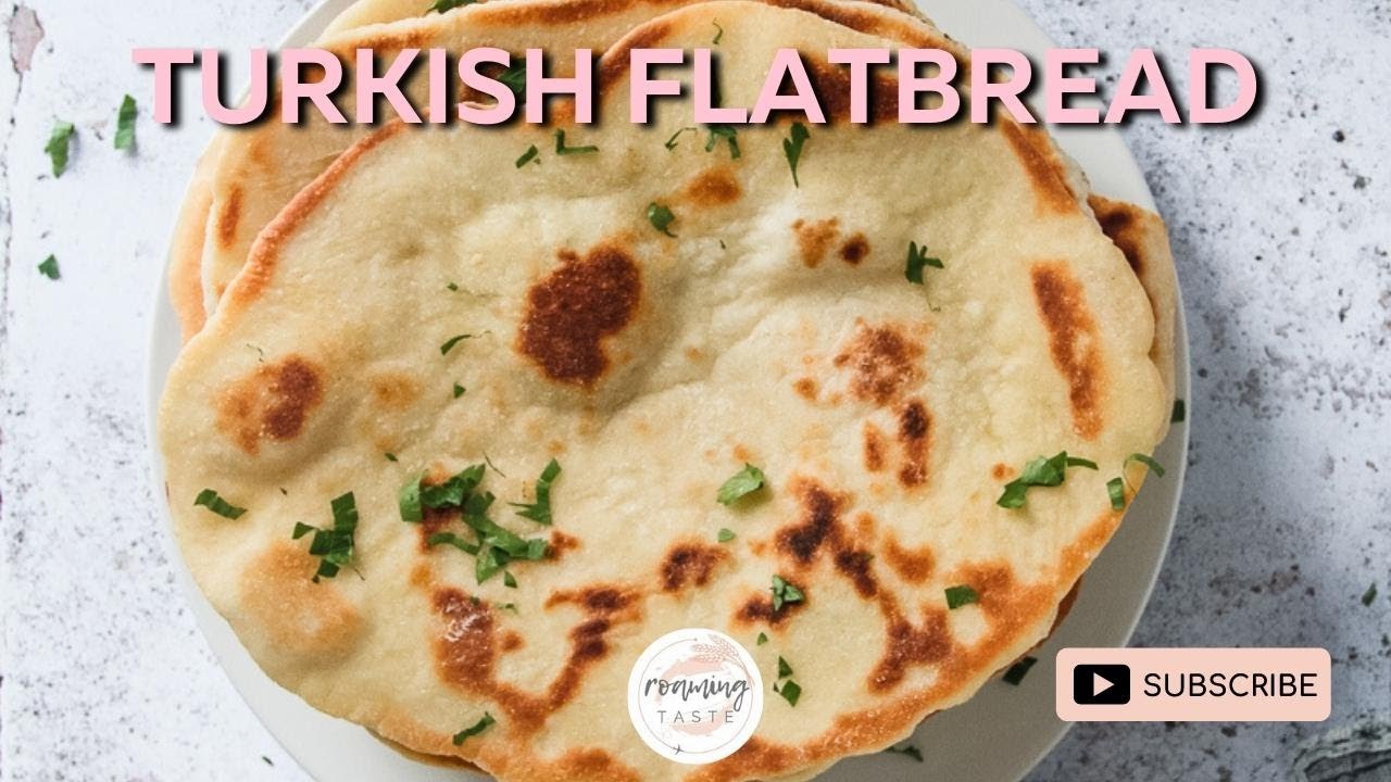 How to make Turkish Flatbread | No bake | Makes 10 large flatbreads ...