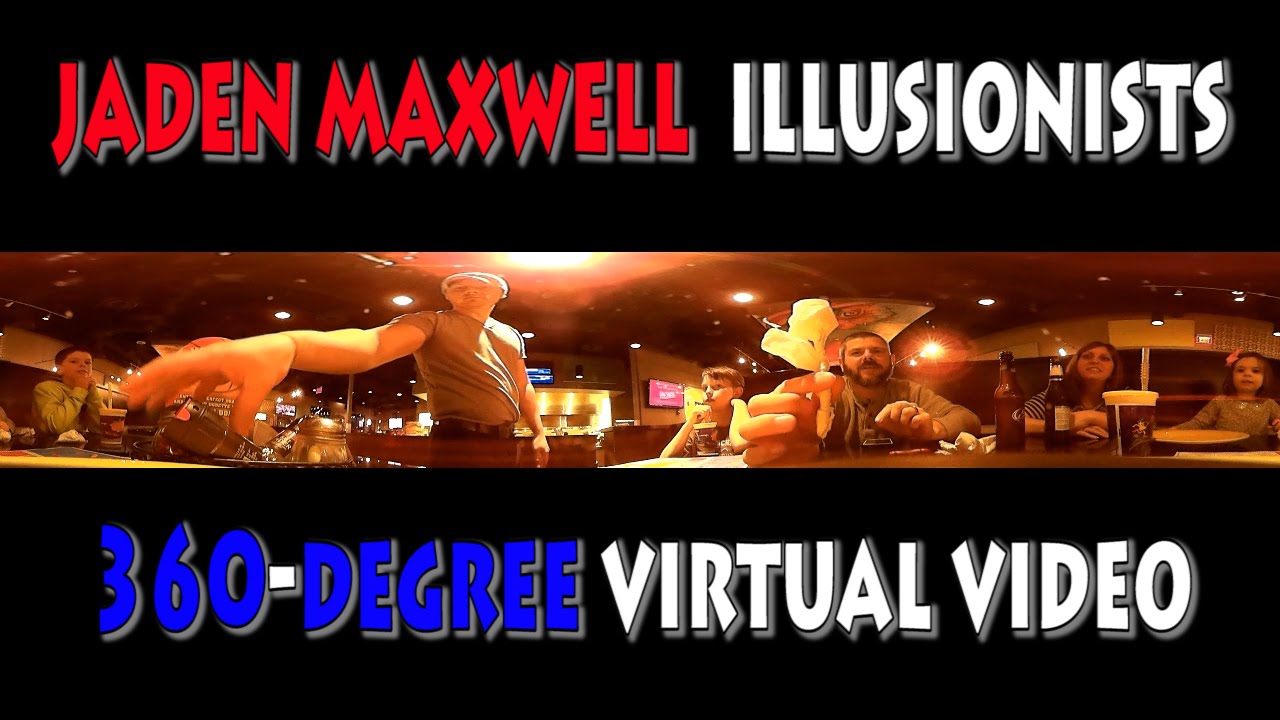 ↔ YouTube 360 Degree Virtual Video - ILLUSIONIST Jaden Maxwell - YouTube