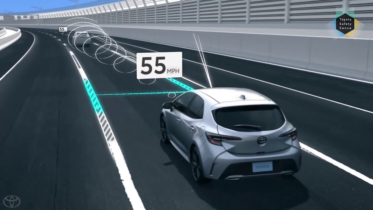 Toyota Safety Sense 2.0 - Lane Tracing Assist (LTA) - YouTube