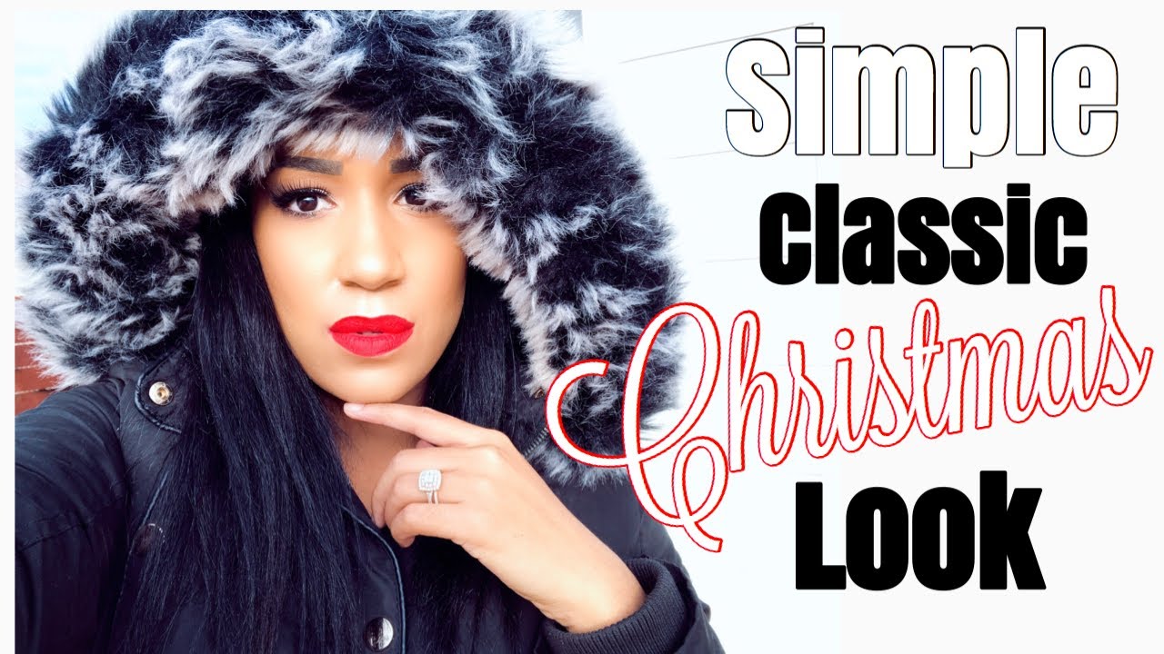 CLASSIC CHRISTMAS HOLIDAY MAKEUP! - YouTube