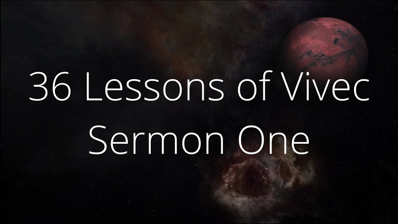 36 Lessons of Vivec: Sermon One - YouTube