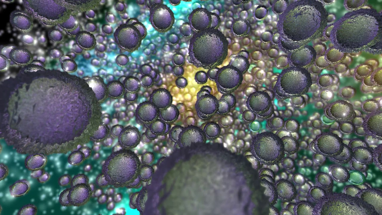 4K Colorful Particle Cluster - Moving Background #AAVFX - YouTube