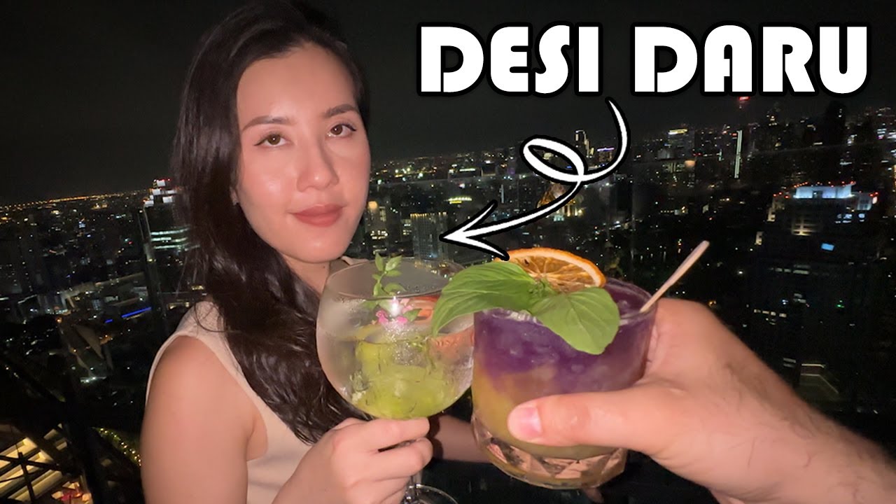 Foreigner Girlfriend Reacts to India Ki Famous Desi Daru 🥴 Bangkok ...
