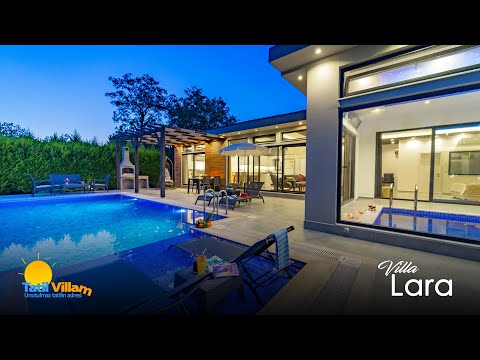 Villa Lara - Isıtmalı Kapalı Havuz & Sauna & Muhafazakar Kiralık Villa - Tatil Villam