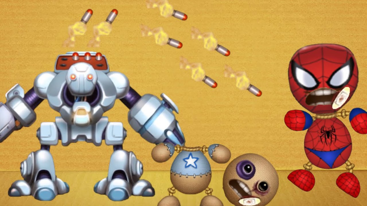The Buddybot Vs Spider Buddy - Kick The Buddy - YouTube