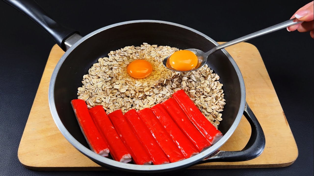 Eier mit Haferflocken vermischen! Dieses Rezept ist so lecker, dass ich ...